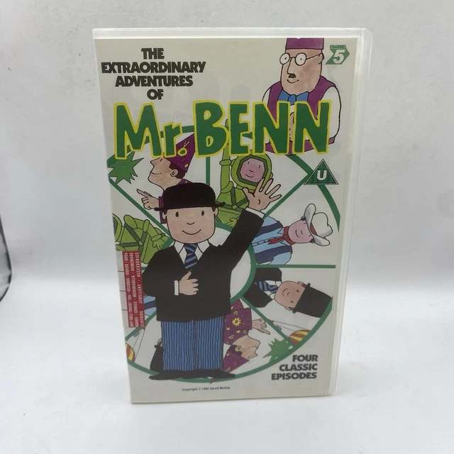 MR BENN VHS Video The Extraordinary Adventures Of - Retro Classic ...