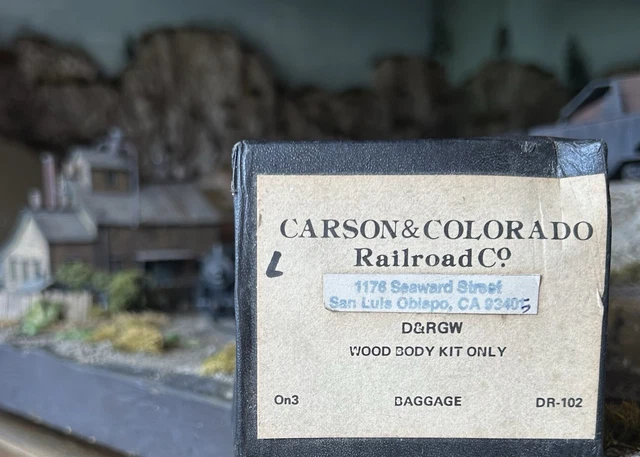 CARSON & COLORADO D&RGW Wooden Body kit Only (Baggage) On3 £16.13 ...