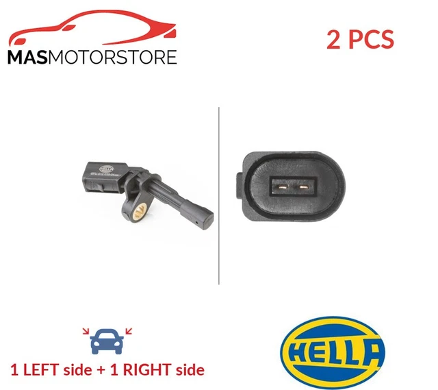 ABS WHEEL SPEED Sensor Pair Rear Hella 6Pu 012 039-041 2Pcs H New Oe ...