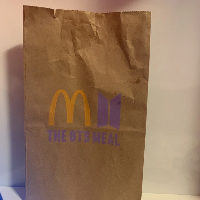MCDONALDS LOGO THE BTS Meal Limited Edition Exclusive Paper Bag Mcd EUR ...