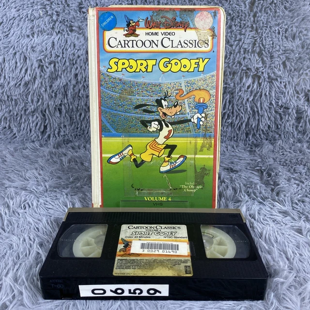 SPORT GOOFY VOLUME 4 VHS Tape Walt Disney Home Video Cartoon Classics ...