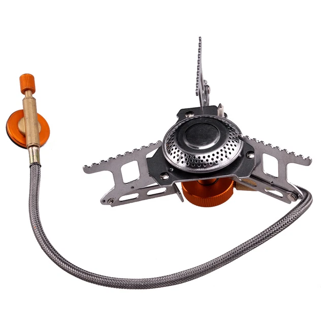 PORTABLE CAMP STOVE Single Burner Cast Iron Propane Gas LPG Outdoor BBQ Cooker £19.60 - PicClick UK