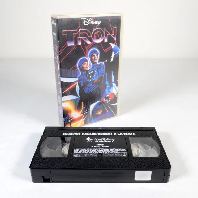 CASSETTE TAPE VIDEO VHS TRON Walt Disney Home Vidéo VF EUR 30,00 ...