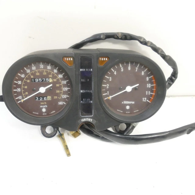 SUZUKI GS 750 Cockpit Speedometer Tachometer Instruments 58577 $259.96 ...