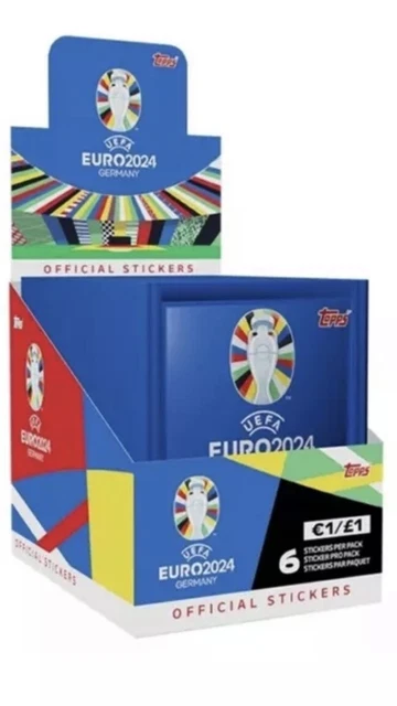 TOPPS UEFA EURO 2024 Germany Official Stickers Collection 100 Pack Open ... TOPPS UEFA EURO 2024 Germany Official Stickers Collection 100 Pack Open ...