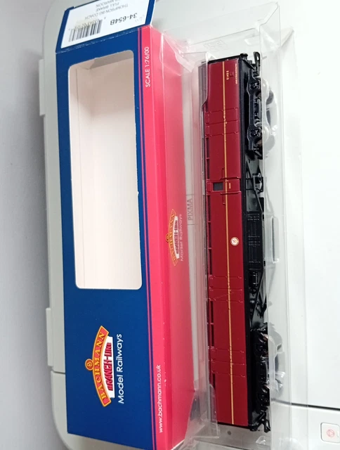 BACHMANN 34-654B-BRITISH RAIL Thompson Coach BG BR Maroon E145E-OO ...