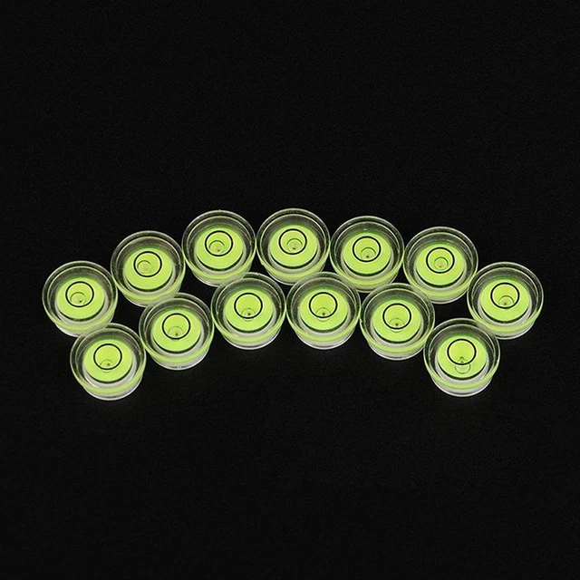 TINY DISC BUBBLE Spirit Level Round Circle Circular Green TripoY~wi $1. ...