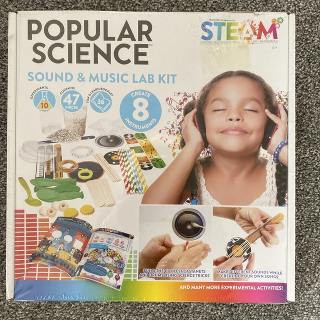 POPULAR SCIENCE SOUND and Music Lab Kit Set Experiment Activity STEAM ...