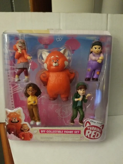 DISNEY PIXAR TURNING Red BFF Collectible Figure Set of 5 NIB HTF In ...