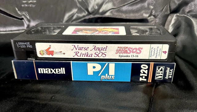 NURSE ANGEL RIRIKA SOS Manga VHS FanSub English Anime Vol 4 Episodes 13 ...