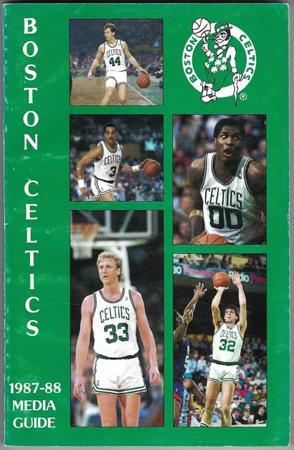 1992-93 BOSTON CELTICS Media Guide - LARRY BIRD - ROBERT PARISH - KEVIN ...