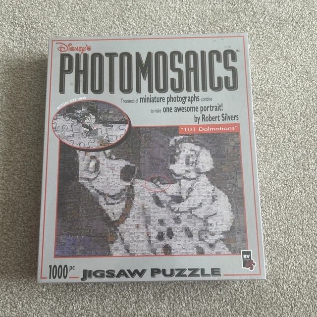 DISNEY’S PHOTOMOSAICS 101 Dalmatians 1000 Piece Puzzle Brand New and ...