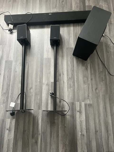 SAMSUNG HW-Q950T WIRELESS: Soundbar, Subwoofer, 2 Rear Speakers + Stand ...