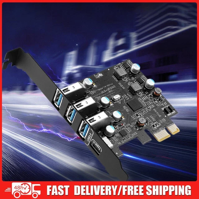 USB 3.0 PCI-EXPRESS Extension Module Card 5Gbps Expansion Controller ...