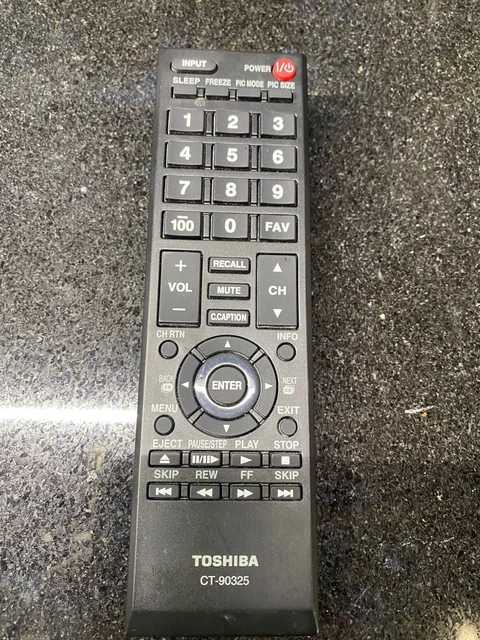 ORIGINAL TOSHIBA TV Remote Control CT-90325 $19.99 - PicClick CA