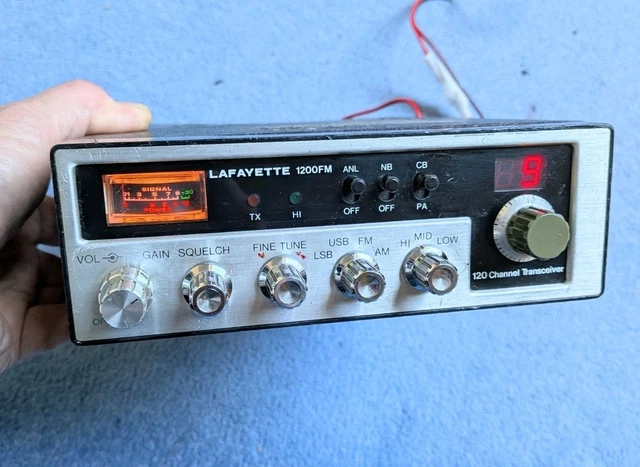 LAFAYETTE 120 CHANNEL AM/FM SSB Transceiver CB 1200FM £73.51 - PicClick UK