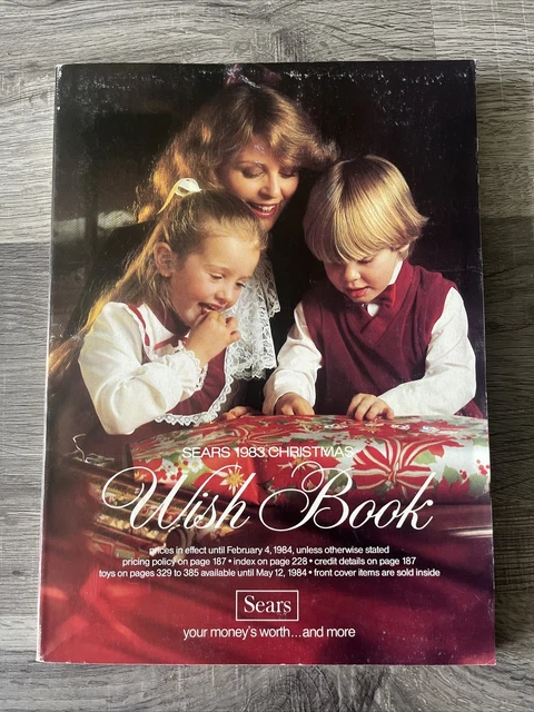 VINTAGE SEARS CHRISTMAS Wish Book 1983 Fashion Catalog Toys Electronics ...
