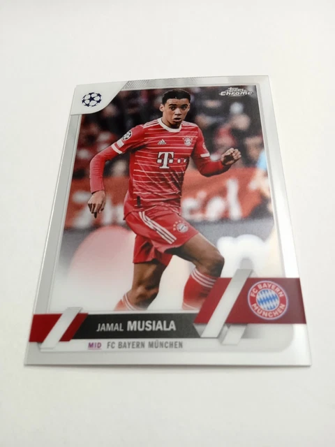 TOPPS CHROME UEFA UCC 2023 BAYERN MUNCHEN MUSIALA n 42 NEW EUR 1,50 ...