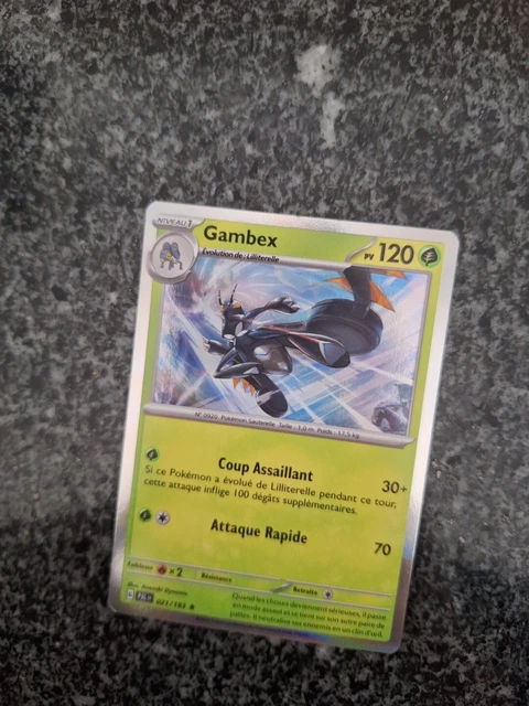 CARTE POKÉMON HOLO Gambex 021/193 EV02 Évolutions à Paldea FR neuve EUR ...