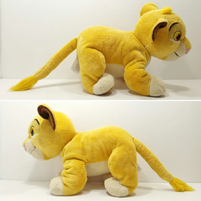 DISNEY STORE THE Lion King Simba Cub Plush Toy Stuffed Animal 10" Tall ...