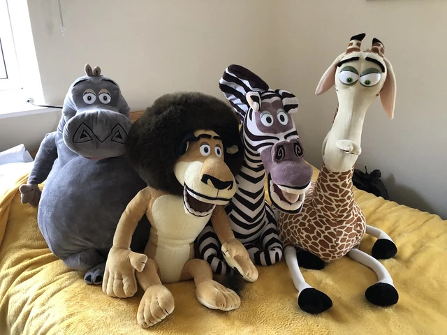 MADAGASCAR XL MADAGASCAR soft toys Marty, Alex, Melman, Gloria. £75.00 ...