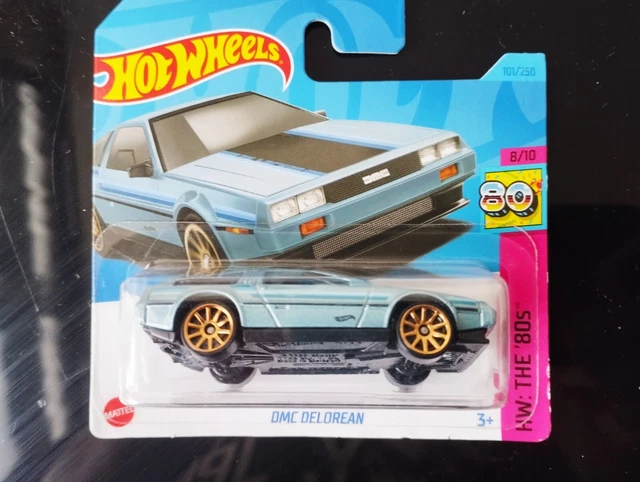 HOT WHEELS DELOREAN DMC-12 No 101 HW The 80s 2023 BRAND NEW Back To The ...