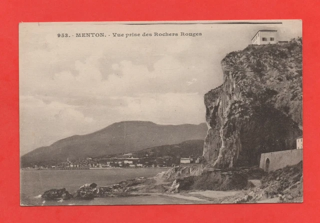 MENTON - VUE prise des Roches Rouges (J5620) EUR 5,00 - PicClick FR