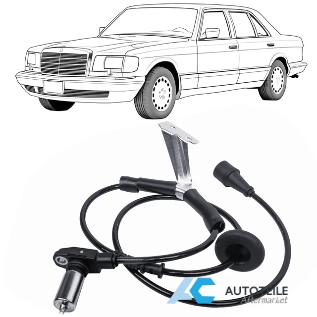 ABS SENSOR DREHZAHLFÜHLER Vorne Links für Mercedes-Benz S-Klasse W126 ...