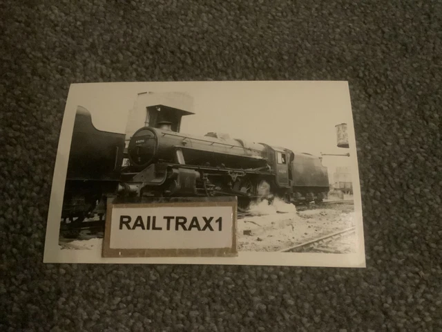 RAILWAY STEAM PHOTOGRAPH - 44894 At Rose Grove Shed. (Lancashire ...