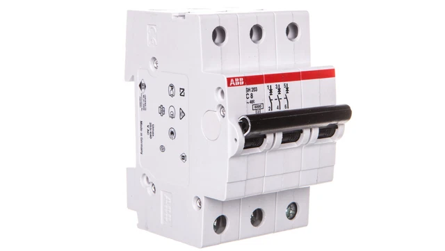 Disjoncteur 3p C 8a 6ka Ac Sh203 C8 2cds213001r0084 T2fr Eur 53 93