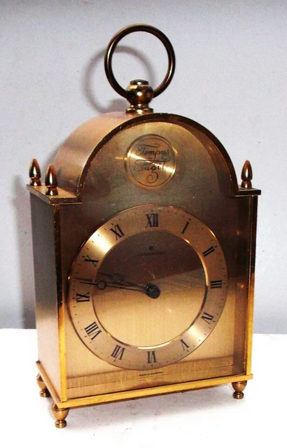 ALTE JUNGHANS TISCHUHR 365/4037 Messing Tempus Fugit EUR 40,00 ...