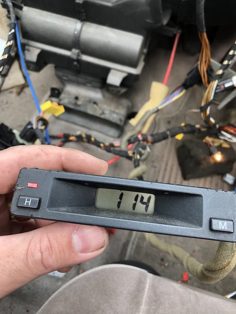 FORD ESCORT MK5 Mk5b Digital Dashboard Time Clock Rs2000 Ghia Si £70.00 ...