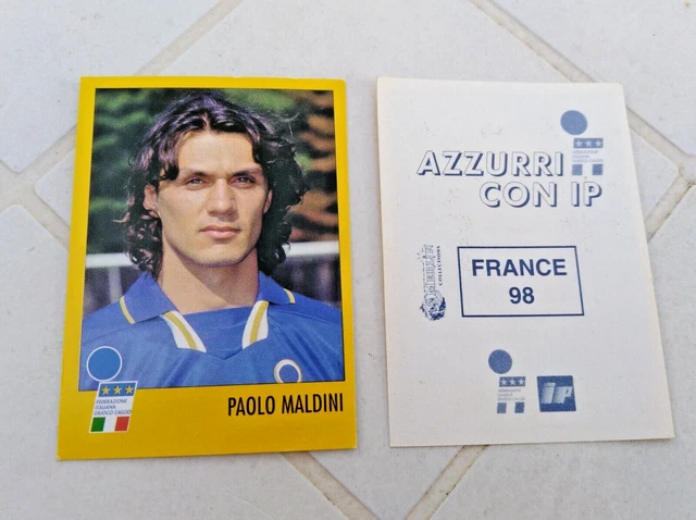 PAOLO MALDINI ITALIA Figurina Calciatori Merlin's AZZURRI IP FRANCE 98 EUR 1,20 - PicClick IT