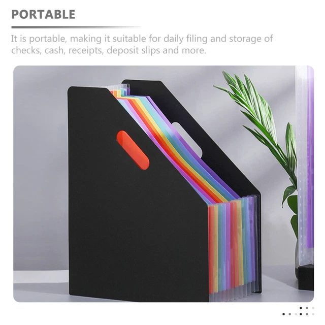 RACK DE STOCKAGE Fichiers Dossier Pack Orgue Pochette Plastique A4 ...