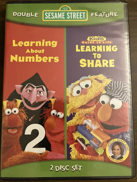 SESAME STREET DVD Double Feature: Learning About Numbers / Learning to ...