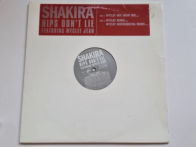 SHAKIRA FEATURING WYCLEF Jean - Hips Don't Lie 12'' Vinyl Maxi US PROMO EUR 37,99 - PicClick FR