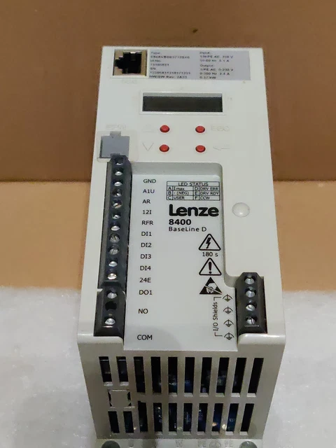 LENZE 8400 E84AVBDE3712SX0 230V 5,1A 0,37 kW Used EUR 100,00 - PicClick FR