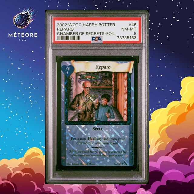 CARTE HARRY POTTER Reparo 46/140 PSA 8 Chamber Of Secrets Anglais EUR ...