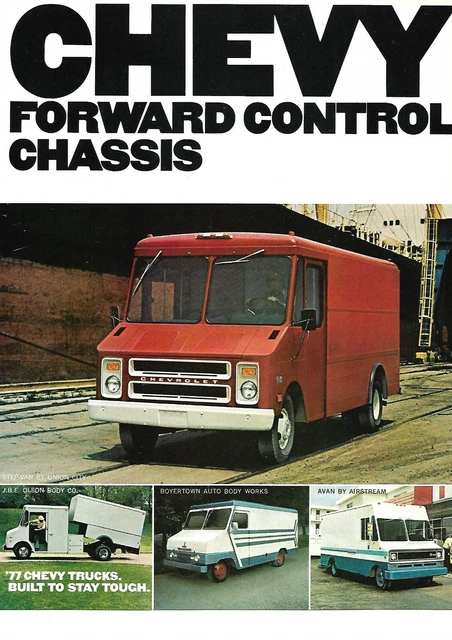 TRUCK BROCHURE - Chevrolet - Forward Control Chassis - 1977 - Chevy ...