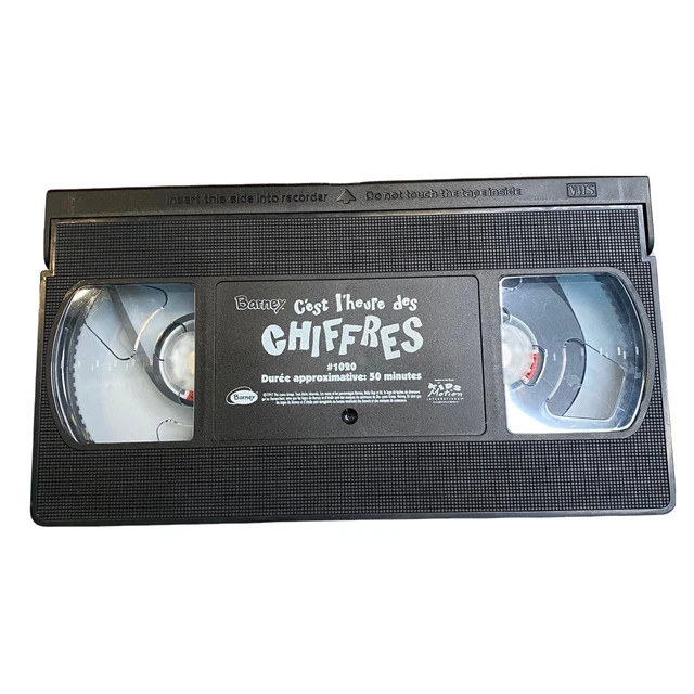 BARNEY C’EST L’HEURE Des Chiffres VHS Francais French Clamshell HTF £12 ...