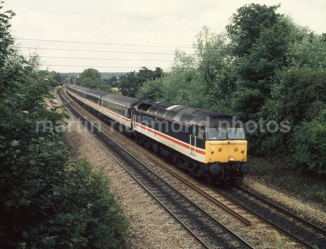 SOUTHWEST SCOTLAND INTERCITY Class 47 July 1991 Fuji 4.5 x 6 cm Slide ...