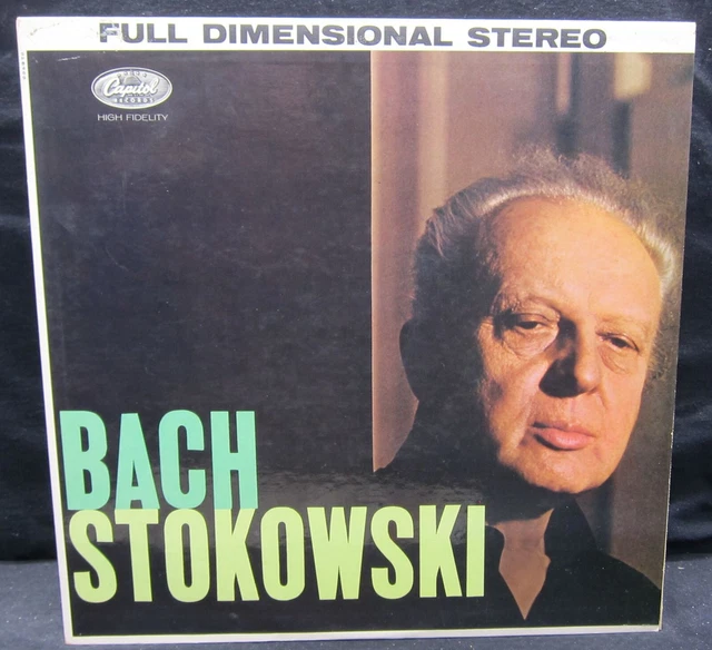 BACH - LÉOPOLD Stokowski - Capitole 1960 EUR 5,77 - PicClick FR