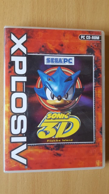 SONIC 3D FLICKIES Island by Sega Windows PC/Mac CD ROM Video Game ...