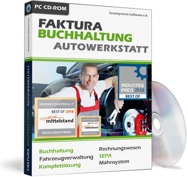 SOFTWARE AUTO INCL. contabilità, programma officina con numeri chiave e HU EUR 274,95 - PicClick IT