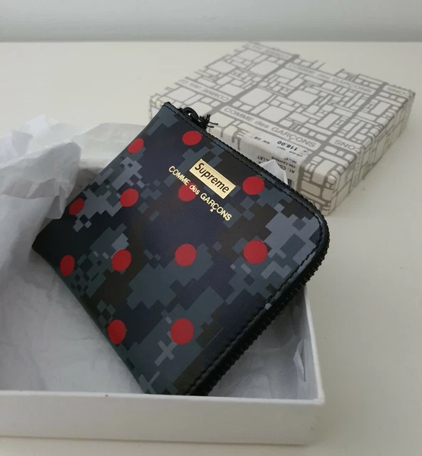 SS13 SUPREME X Comme Des Garcons CDG wallet camo print dots CDG Very ...