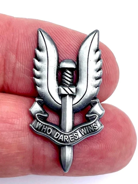 WHO DARES WINS SAS Pin Badge Special Air Service Lapel Badge Free UK ...