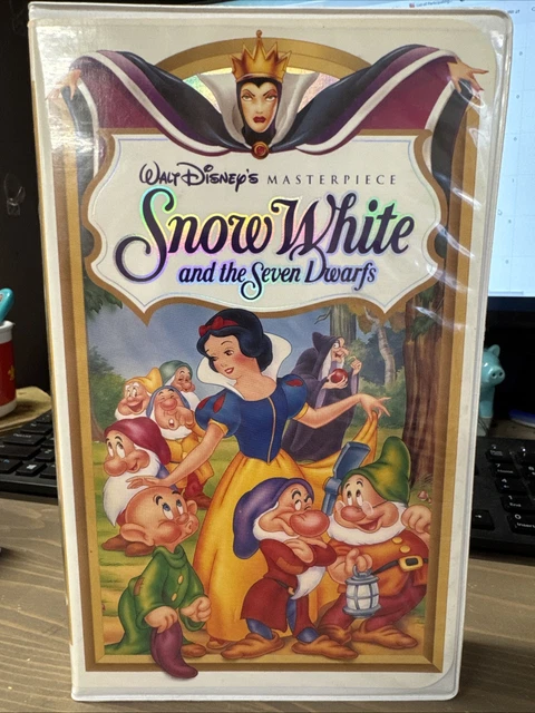 WALT DISNEY VHS 1994 Snow White And The Seven Dwarfs Masterpiece ...