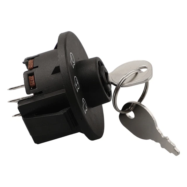 KEYED MECHANISM IN Lawn Mower Ignition Switch Easy Operation Three ...