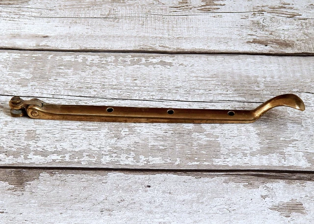 VINTAGE CRITTALL 20S - 30s Brass Bronze Window Stay Handle Art Deco ...