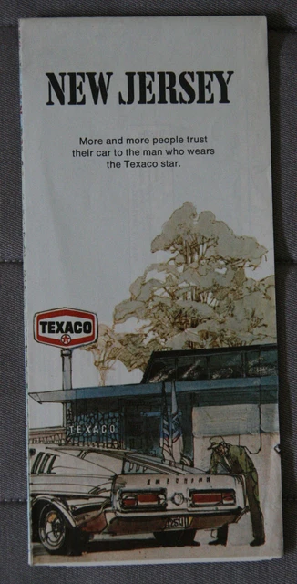 1972 EDITION TEXACO ROAD MAP ROAD MAPS - NEW JERSEY $12.00 - PicClick CA